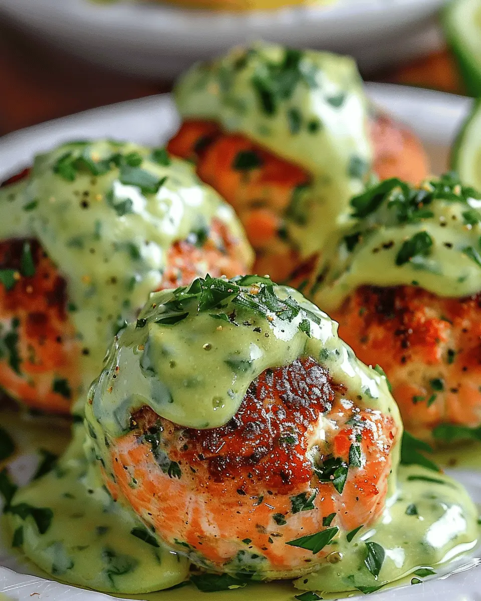 Baked Salmon Meatballs