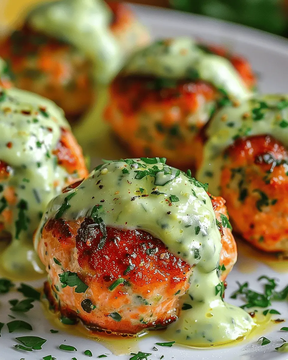 Baked Salmon Meatballs