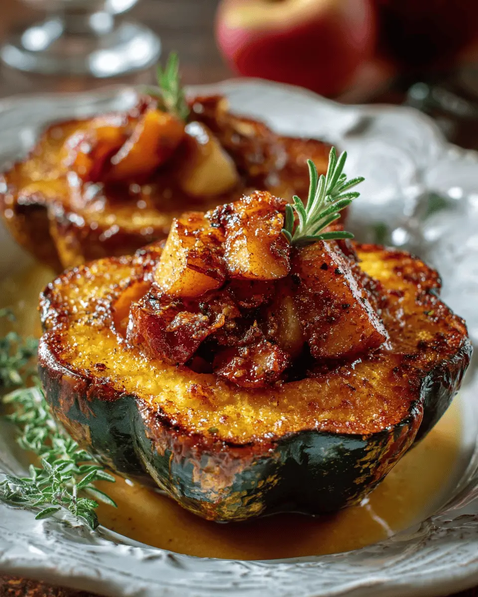 brown-sugar cinnamon roasted acorn squash