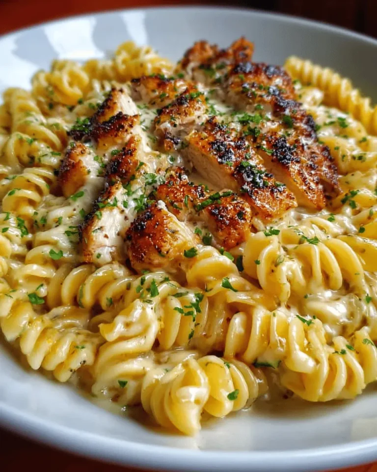 twisted pasta with honey garlic chicken