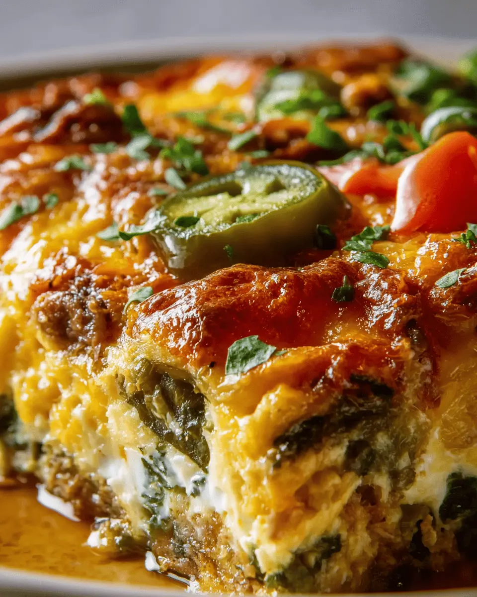 chile relleno casserole