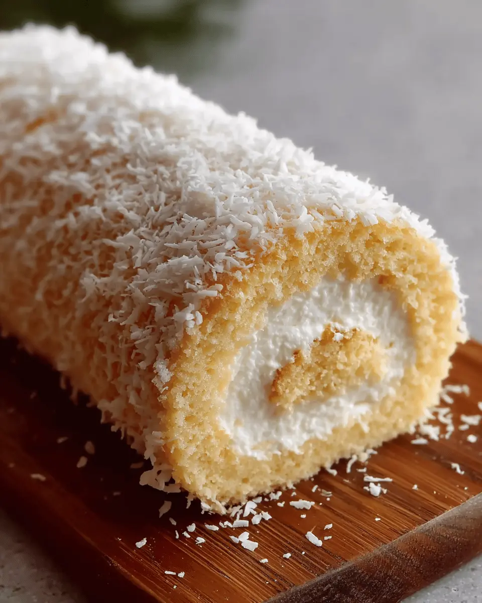 coconut cake roll