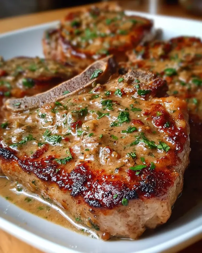 smother-style beef chops