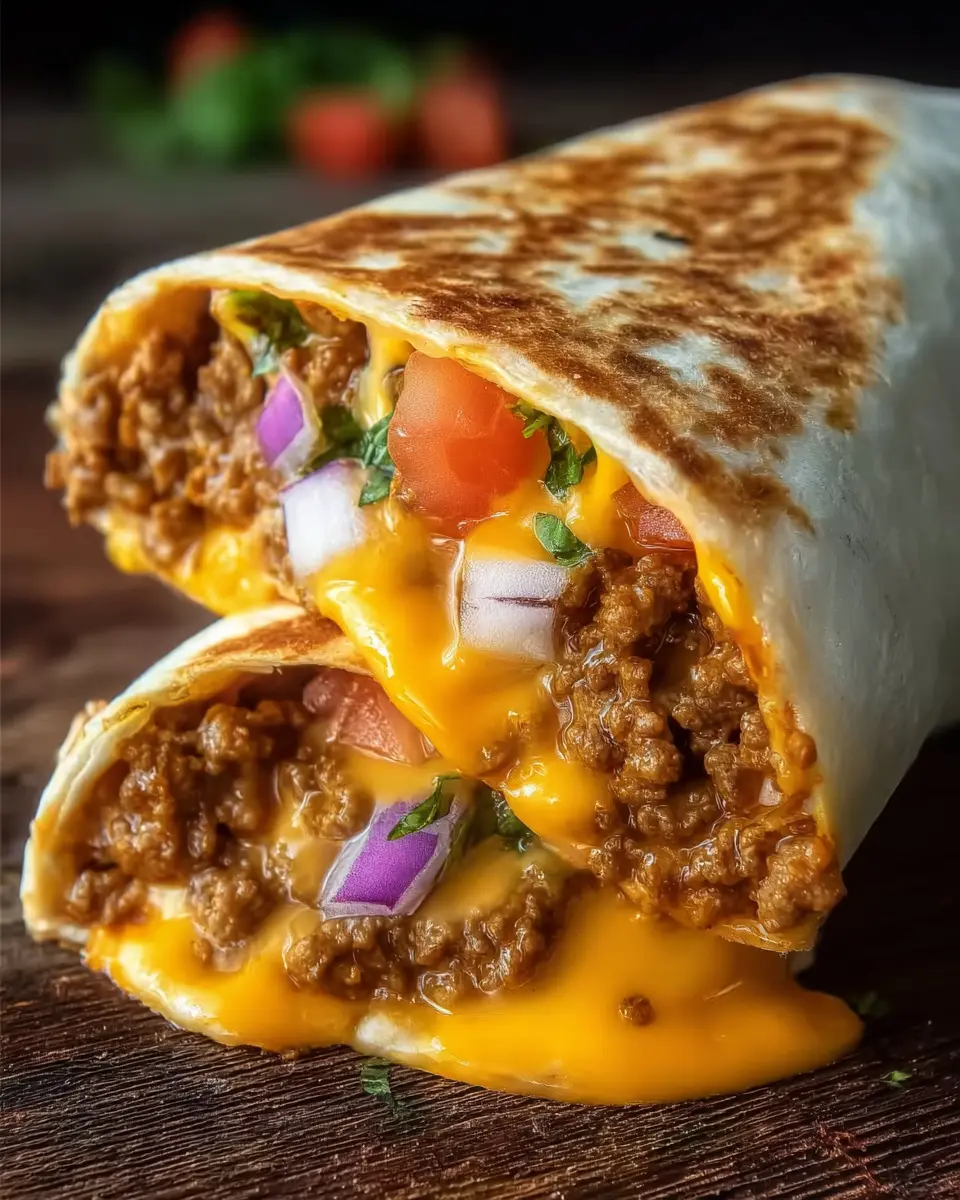 Taco Bell Cheesy Quesarito Copycat