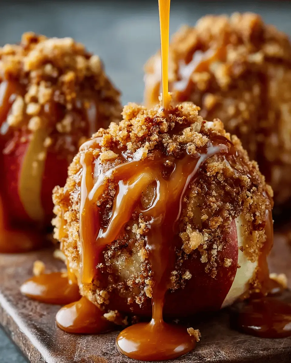 apple caramel bombs