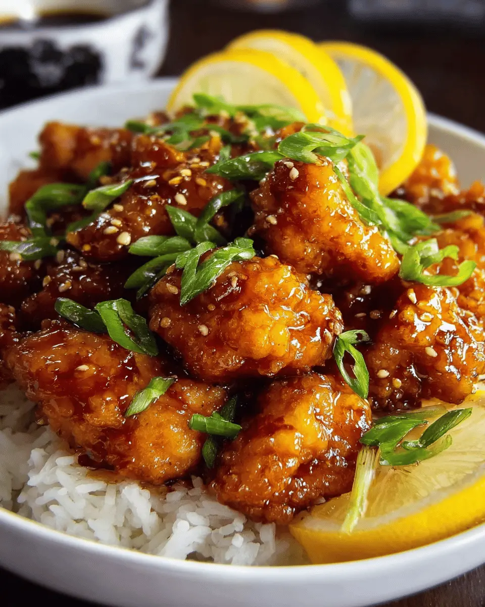 Chinese Lemon Chicken