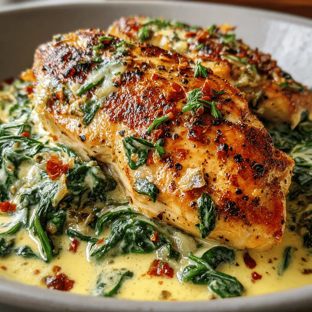 chicken florentine
