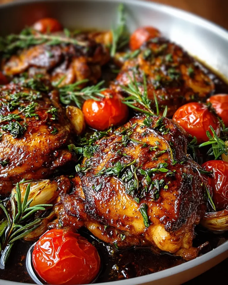 one pan balsamic chicken