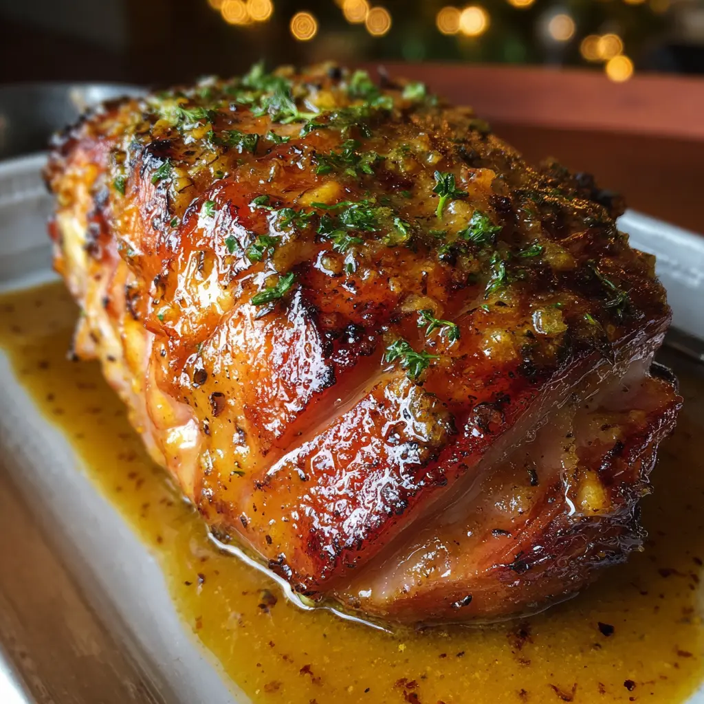 Maple Dijon Chicken Ham Glaze