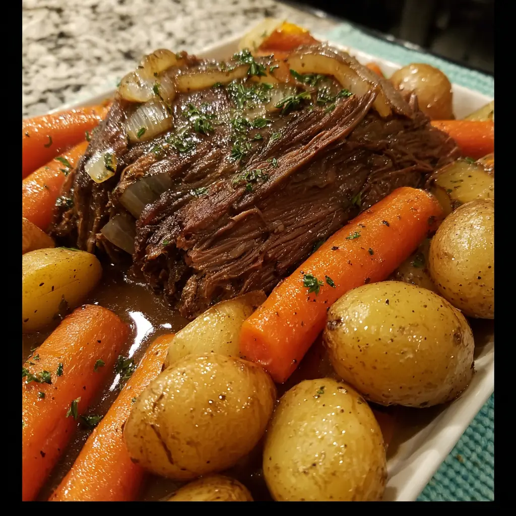 slow cooker amish pot roast
