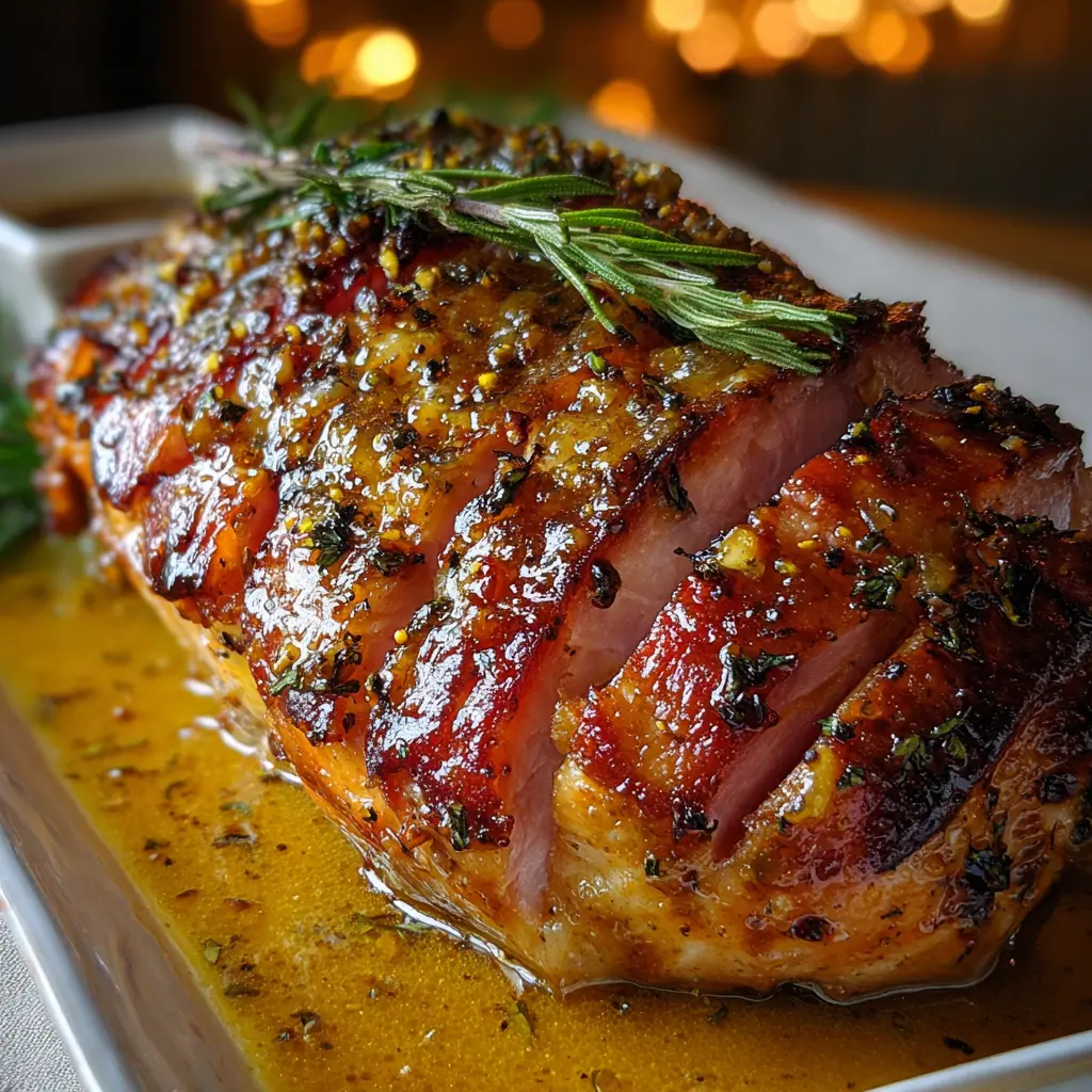 Maple Dijon Chicken Ham Glaze
