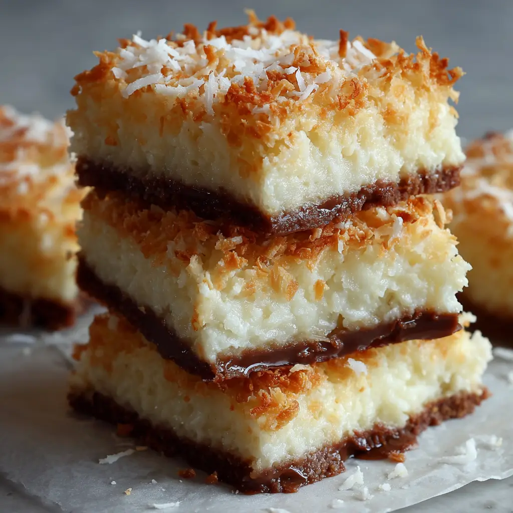 coconut cream bars