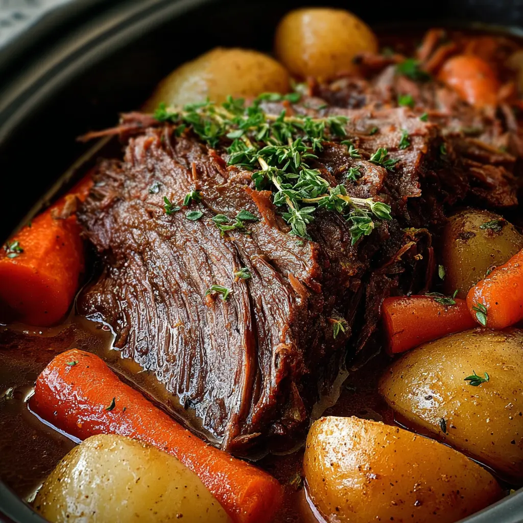 classic slow cooker pot roast