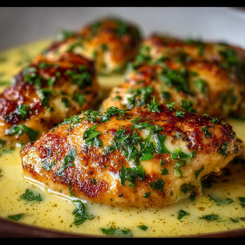 cheesy garlic butter chicken