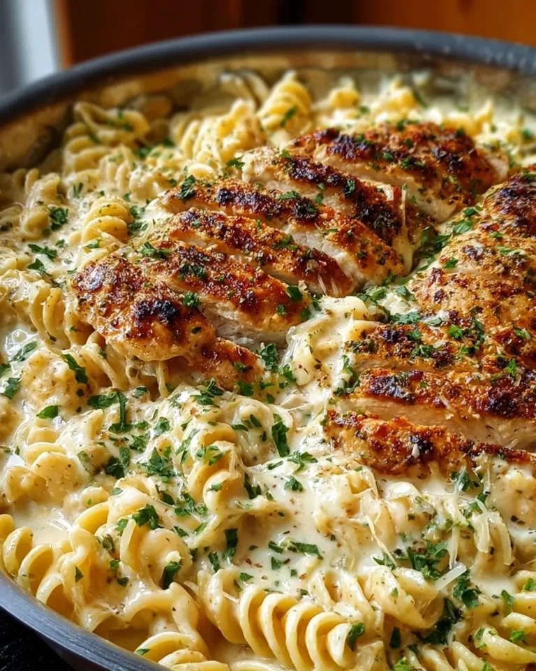 garlic parmesan chicken pasta