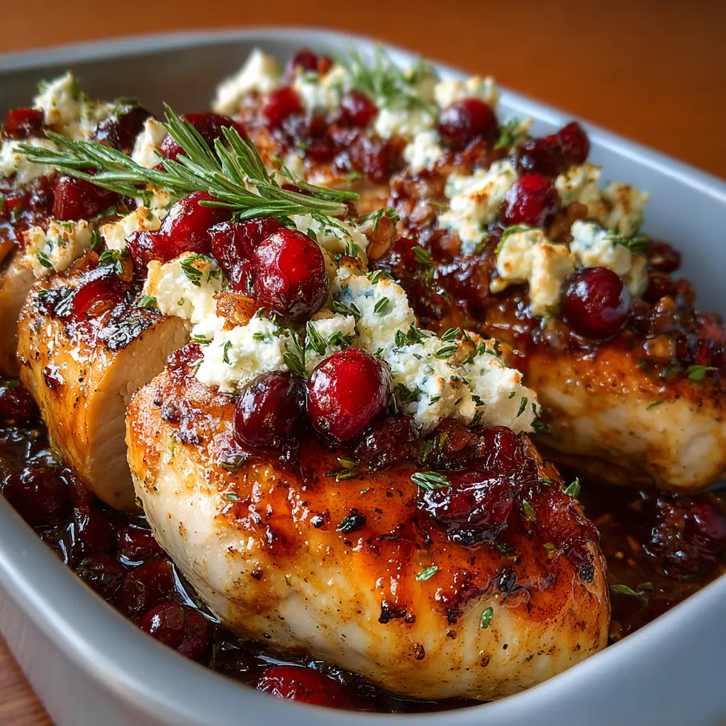 honey cranberry chicken bake