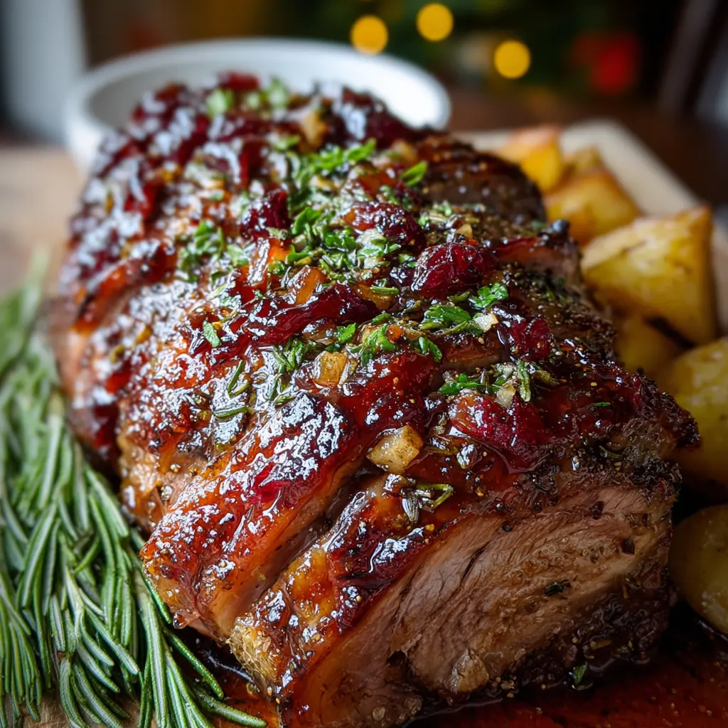 Holiday Stuffed Beef Leg