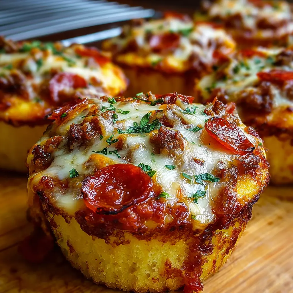 deep dish pizza cupcakes