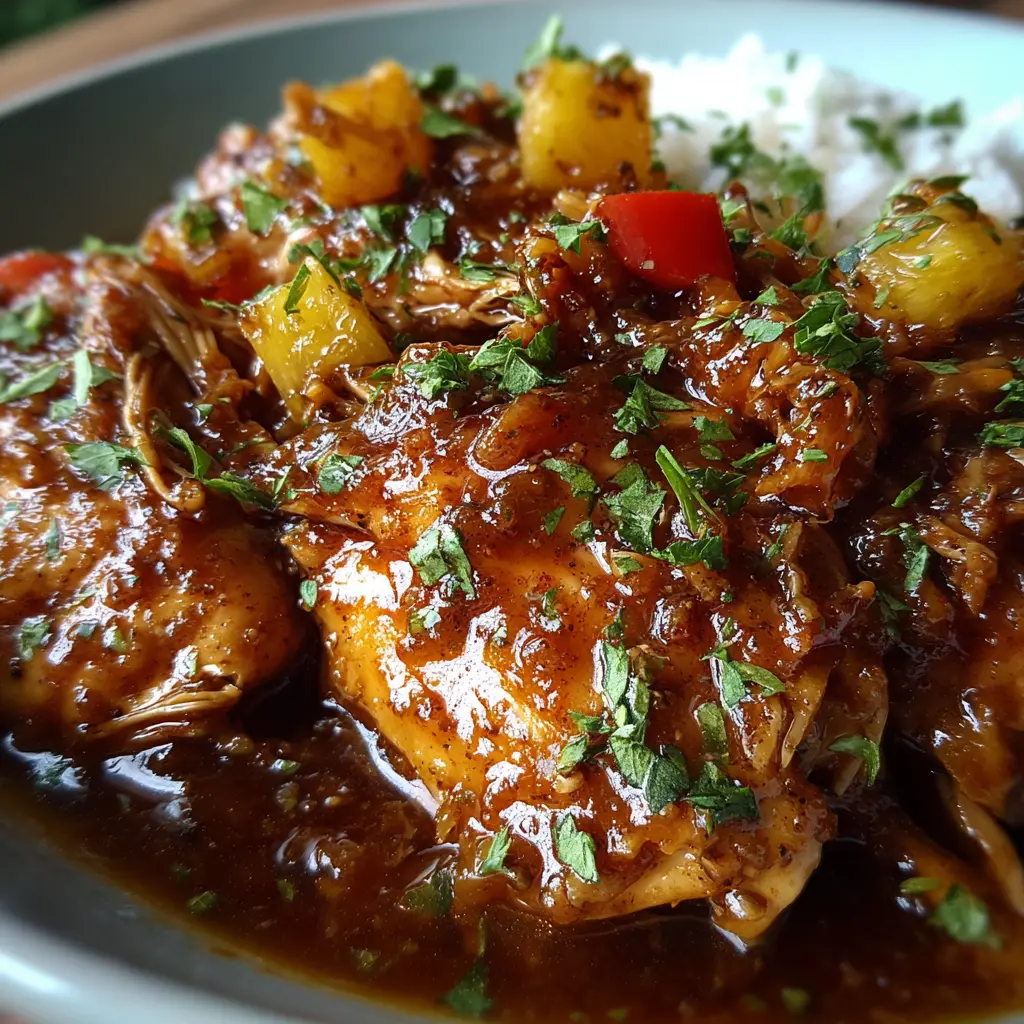sweet hawaiian crock pot chicken