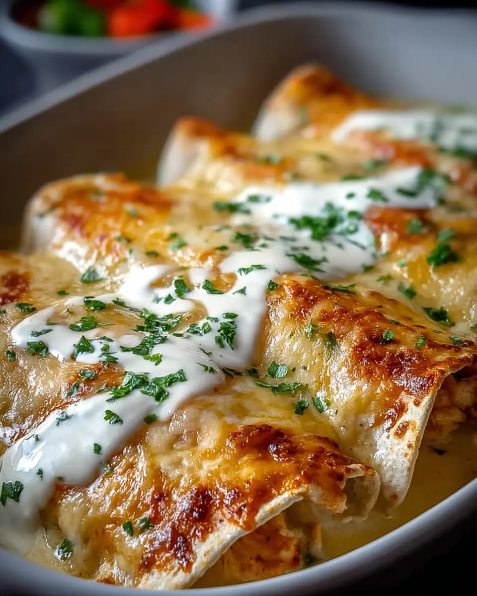 delicious chicken enchiladas