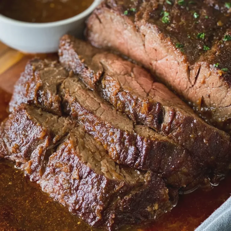 Oven Baked Au Jus Roast Beef