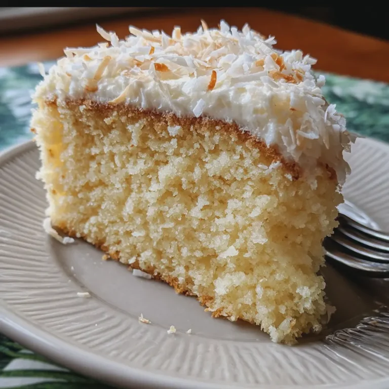 creamy coconut cake