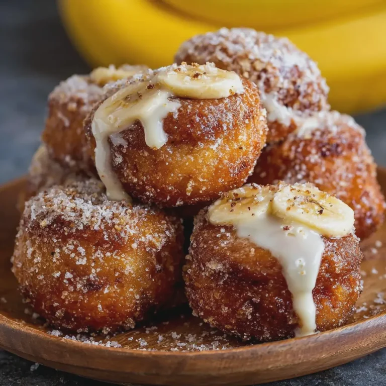 banana donut bites